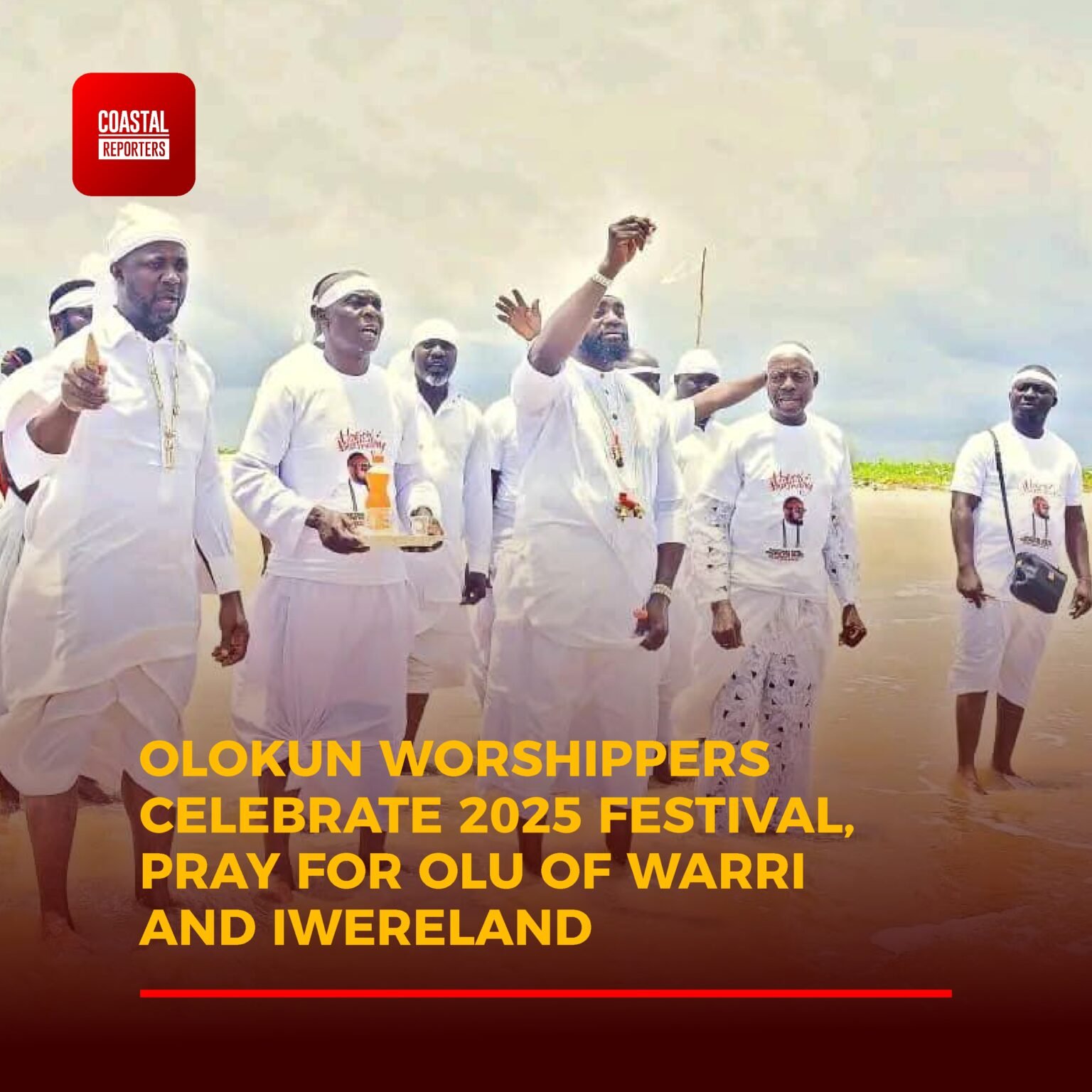 Olokun Worshippers Celebrate 2025 Festival, Pray for Olu of Warri and ...